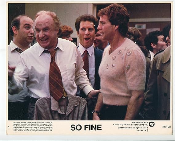 MOVIE PHOTO: So Fine-Ryan O'Neal-Jack Warden-8x10-Color-Still-History ...