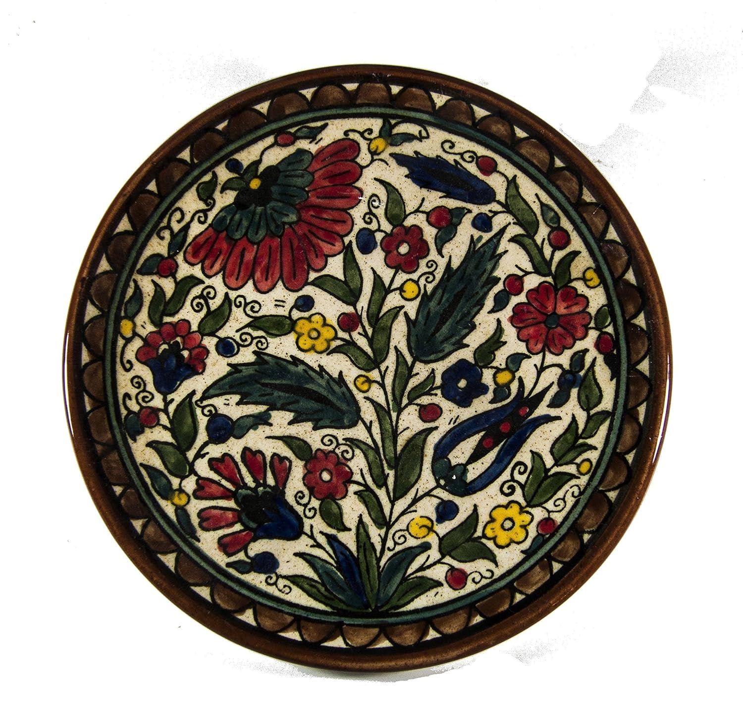 Amazon.com: Decorative ceramic plate armenian pottery hand painted ...