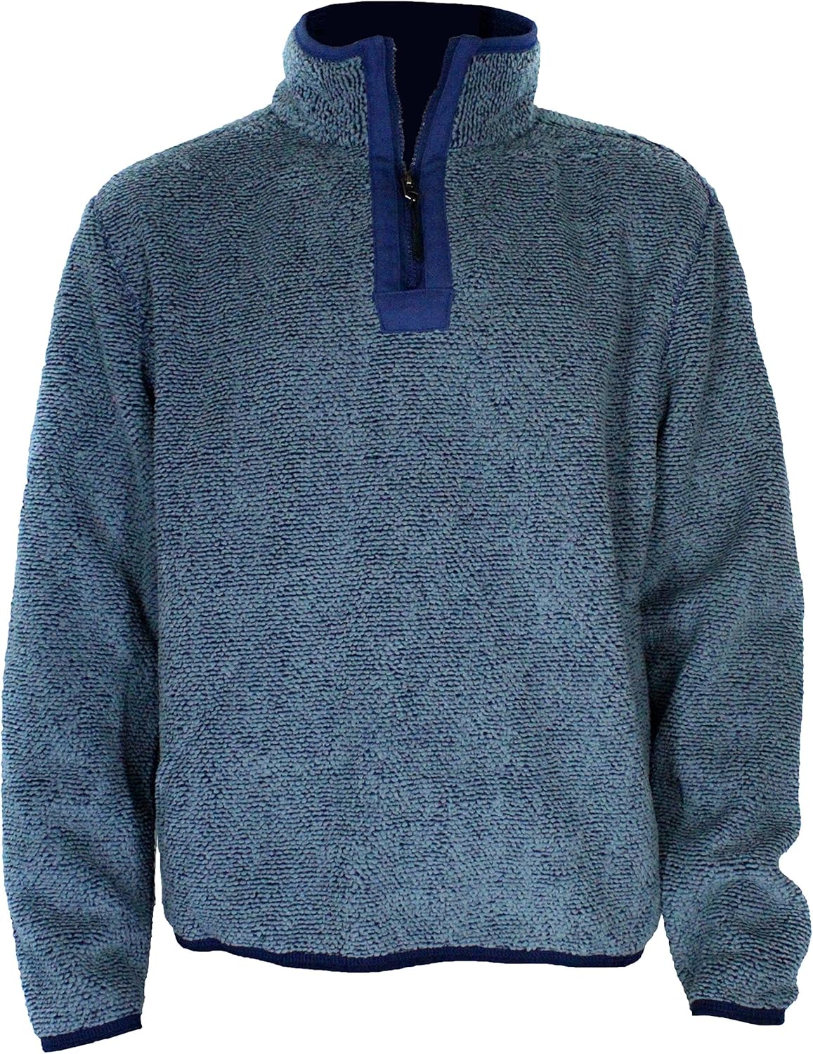 Mens Half Zip Double Pile Wind Proof Out Door Fleece Top M to 3XL ...