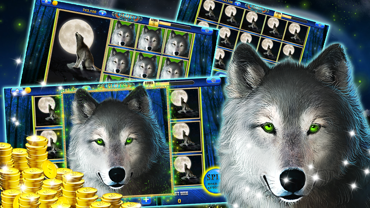 wolf slot: vegas slots machine:Amazon.com:Appstore for Android