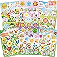 Amazon.com: Spring Summer Flowers Stickers for Kids Butterfly Seasonal ...