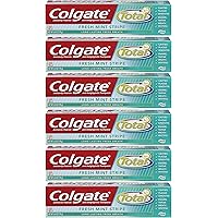 Amazon.com: Colgate Total Fresh Mint Stripe Gel Toothpaste - 6 ounce (6 ...