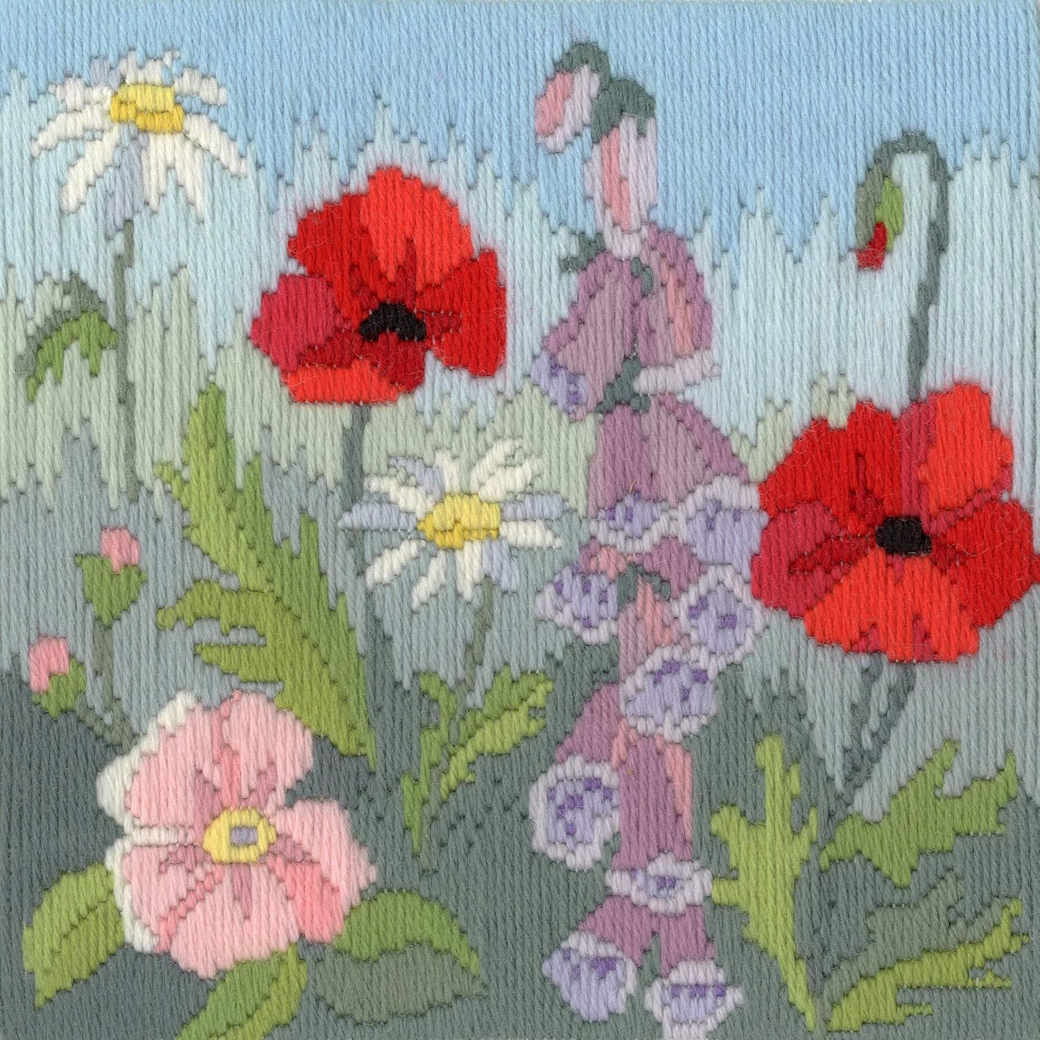 Derwentwater Designs Cross Stitch Kit - Long Stitch Seasons - Summer ...