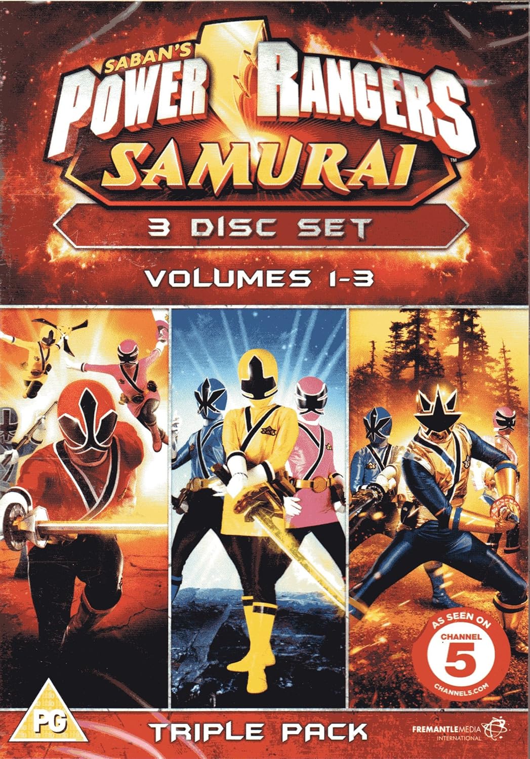 Power Rangers Samurai VOL 1 - 3 [DVD]: Amazon.co.uk: DVD & Blu-ray