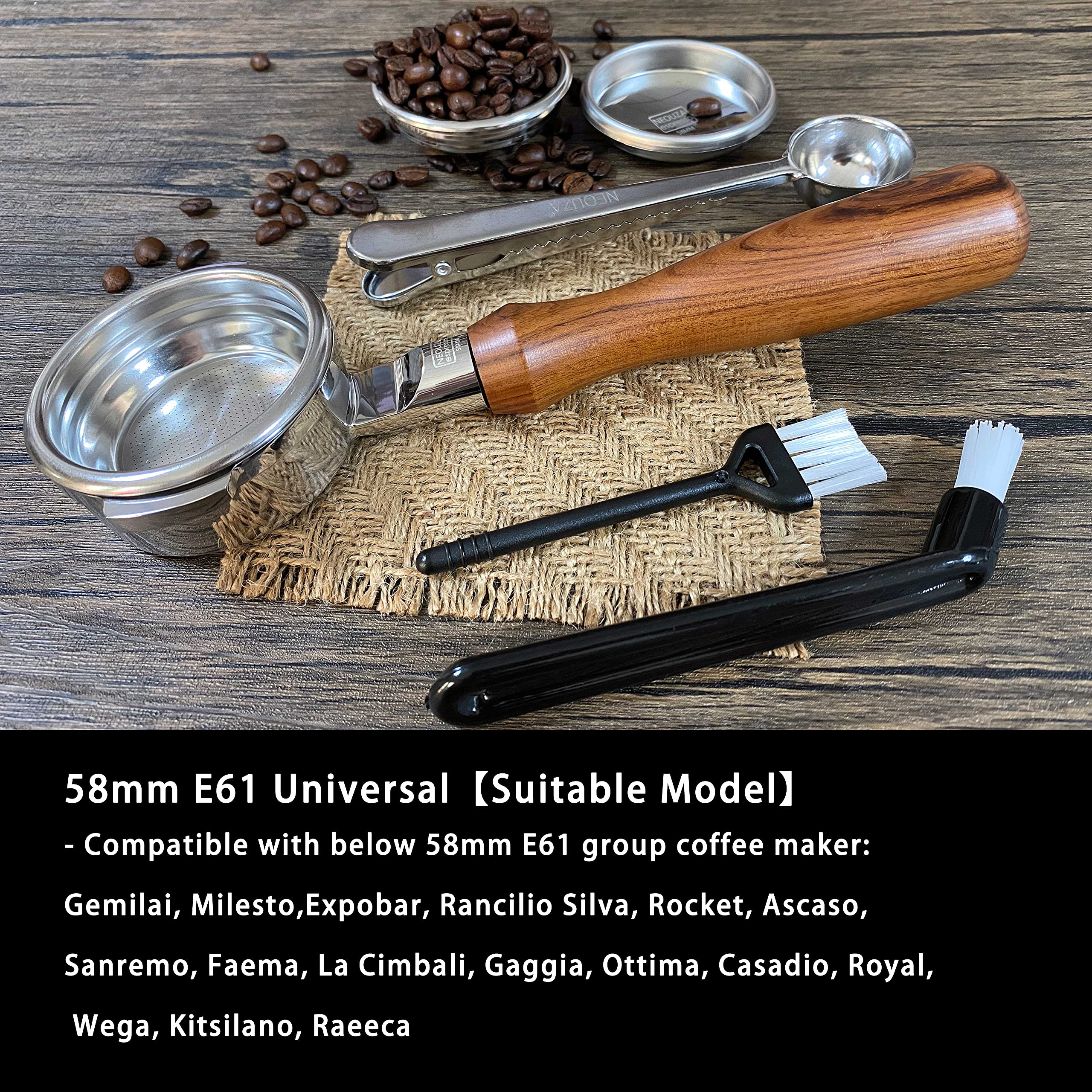 Mua NEOUZA 58mm Bottomless Portafilter Set for Espresso Coffee Machine Compatible with Expobar ...