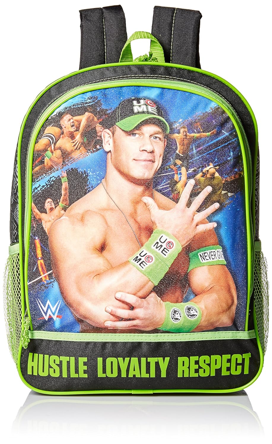 Backpack - WWE - Wrestling John Cena Green Boys School Bag New 111797 ...