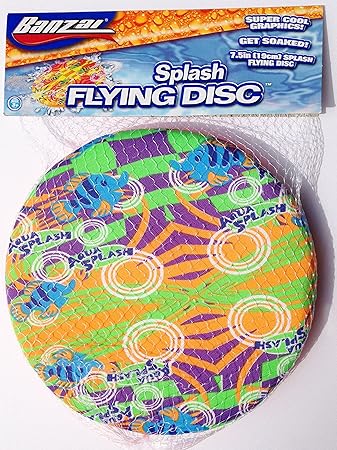 Splash Pool & Water Flying Disc Frisbee (7 1/2" Wide): Amazon.co.uk ...