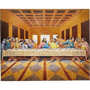 Amazon.com: THE LAST SUPPER POSTER Michelangelo RARE HOT NEW 18x36 ...