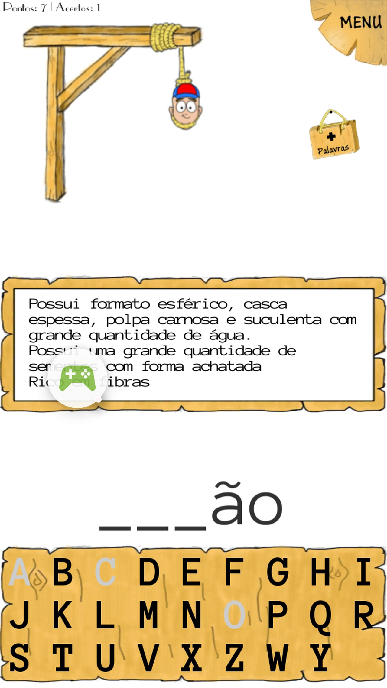 Jogo Da Forca Frutas - RETOEDU