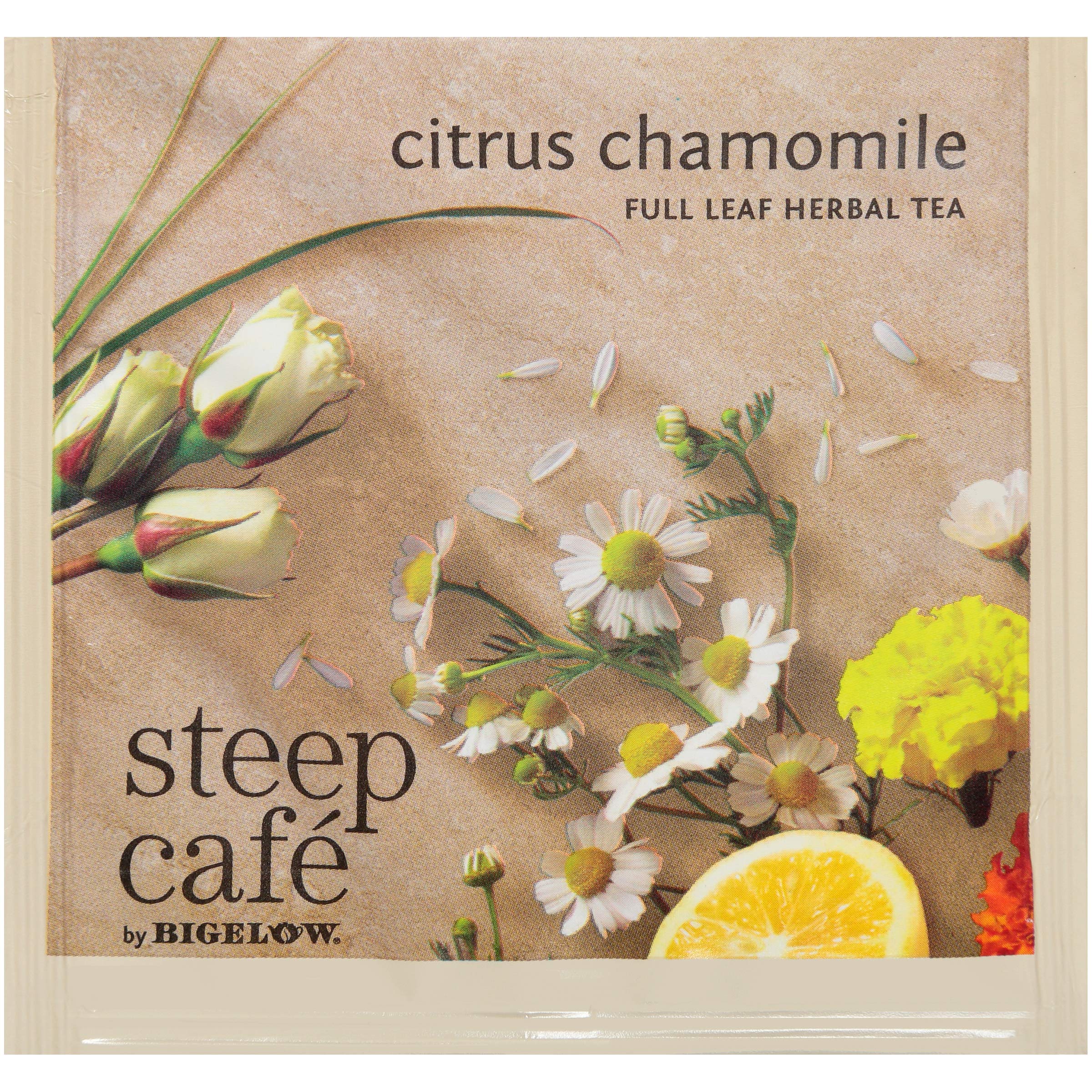 Mua Steep Café Citrus Chamomile Herbal Tea, 50 Bags per Box, Single Source, Premium Whole Leaf ...