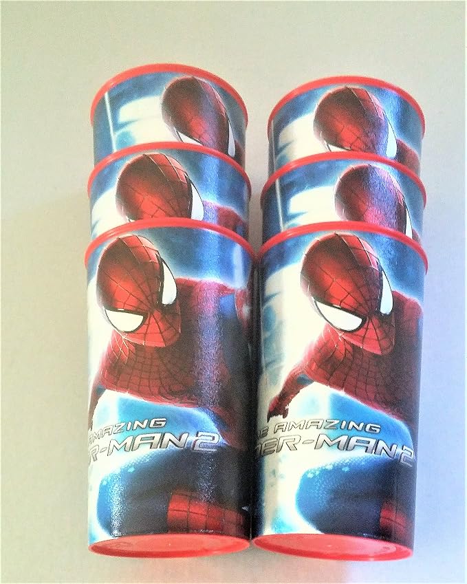 Amazon.com: THE AMAZING SPIDER MAN 2 [20 OZ ] 6 CUPS GROUP: Kitchen ...