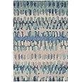 Amazon.com: Dash and Albert Paint Chip Wool Area Rug - 3' x 5' Blue ...