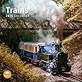 Amazon.com: Bright Day Calendars 2025 Trains Monthly Wall Calendar ...