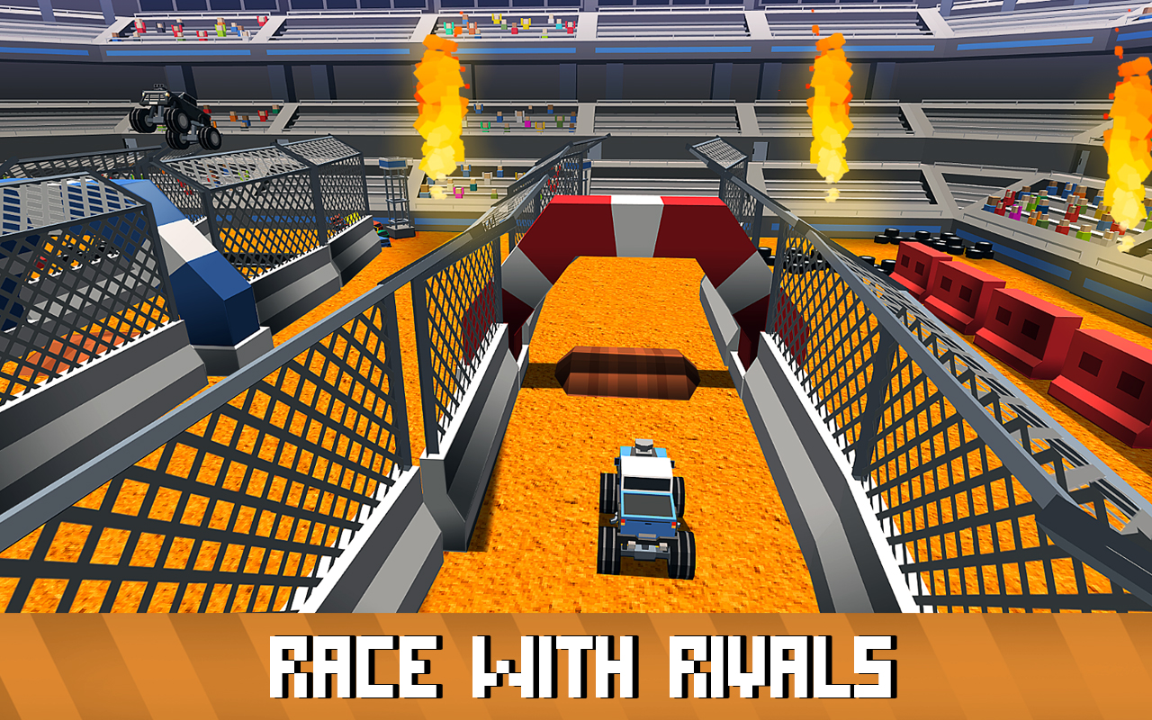 Blocky Monster Truck: Stunts Arena:Amazon.com:Appstore for Android