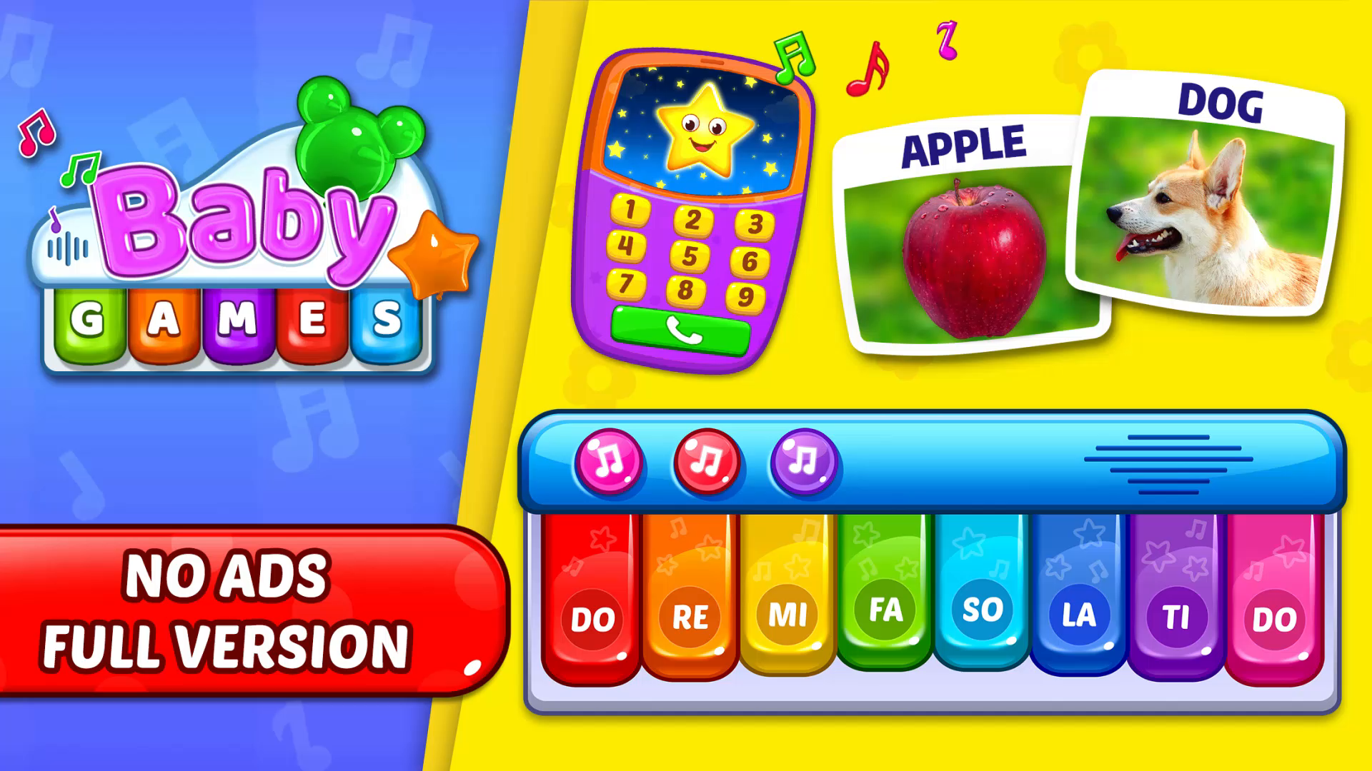 Baby Games - Nursery Rhymes, Baby Piano, Baby Phone, First Words For ...