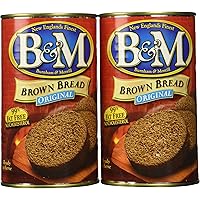Amazon.com: B & M Bread Brown Plain Pack of 2, Net WT 16 0z (1 LB) 453g ...