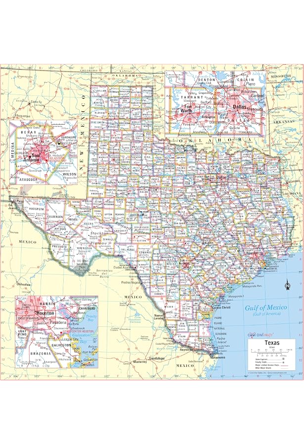 Printable Map Of Texas Cities And Towns Texas County Map City | County