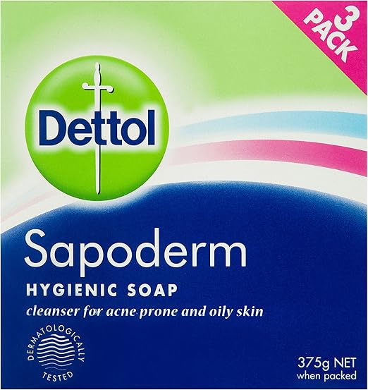 Dettol Sapoderm Hygienic Soap for Acne Oily Skin: Amazon.com.au: Health ...