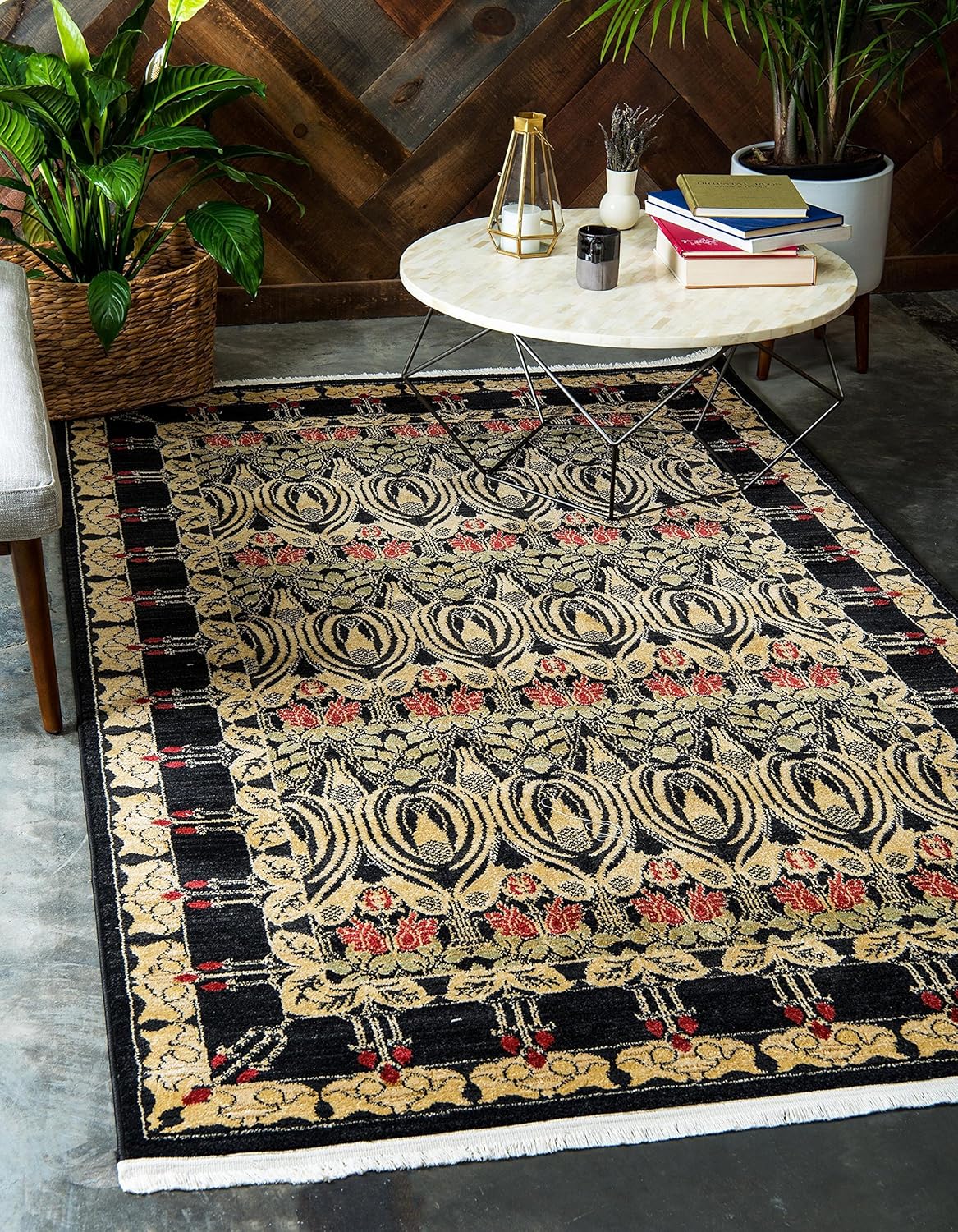 Amazon.com: Unique Loom Edinburgh Collection Oriental Traditional ...