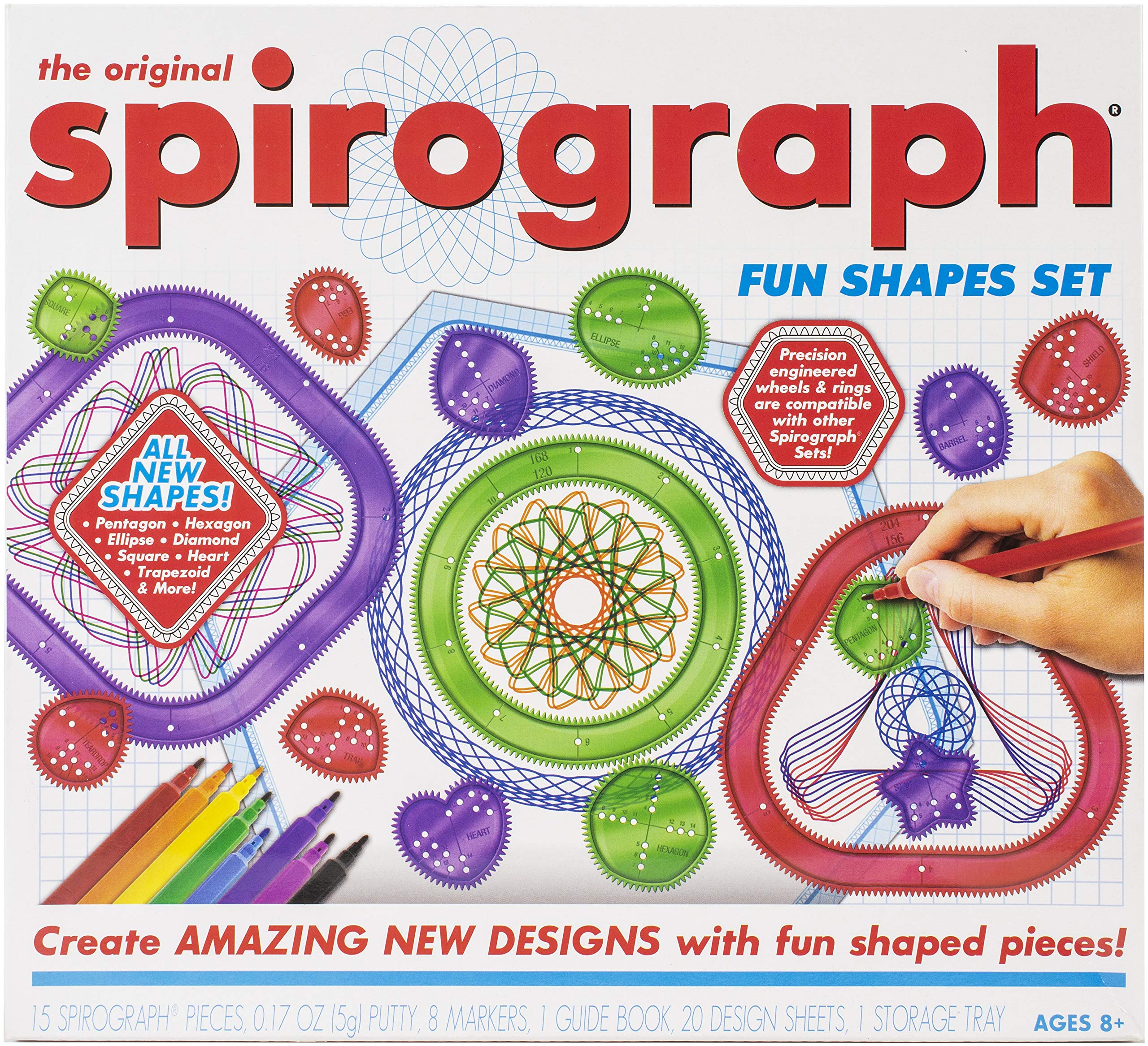 Mua Spirograph — Fun Shapes Drawing Art Set — Classic Spirograph Gear ...