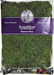 Amazon.com: Super Moss 21513 Preserved Sheet Moss, Fresh Green, 16 ...