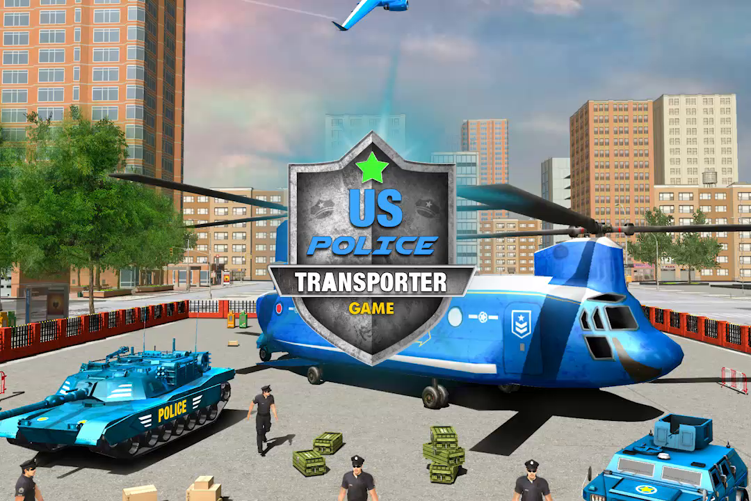 US Police Car AirPlane Transporter Airplane Flying Game 2018 - App on ...