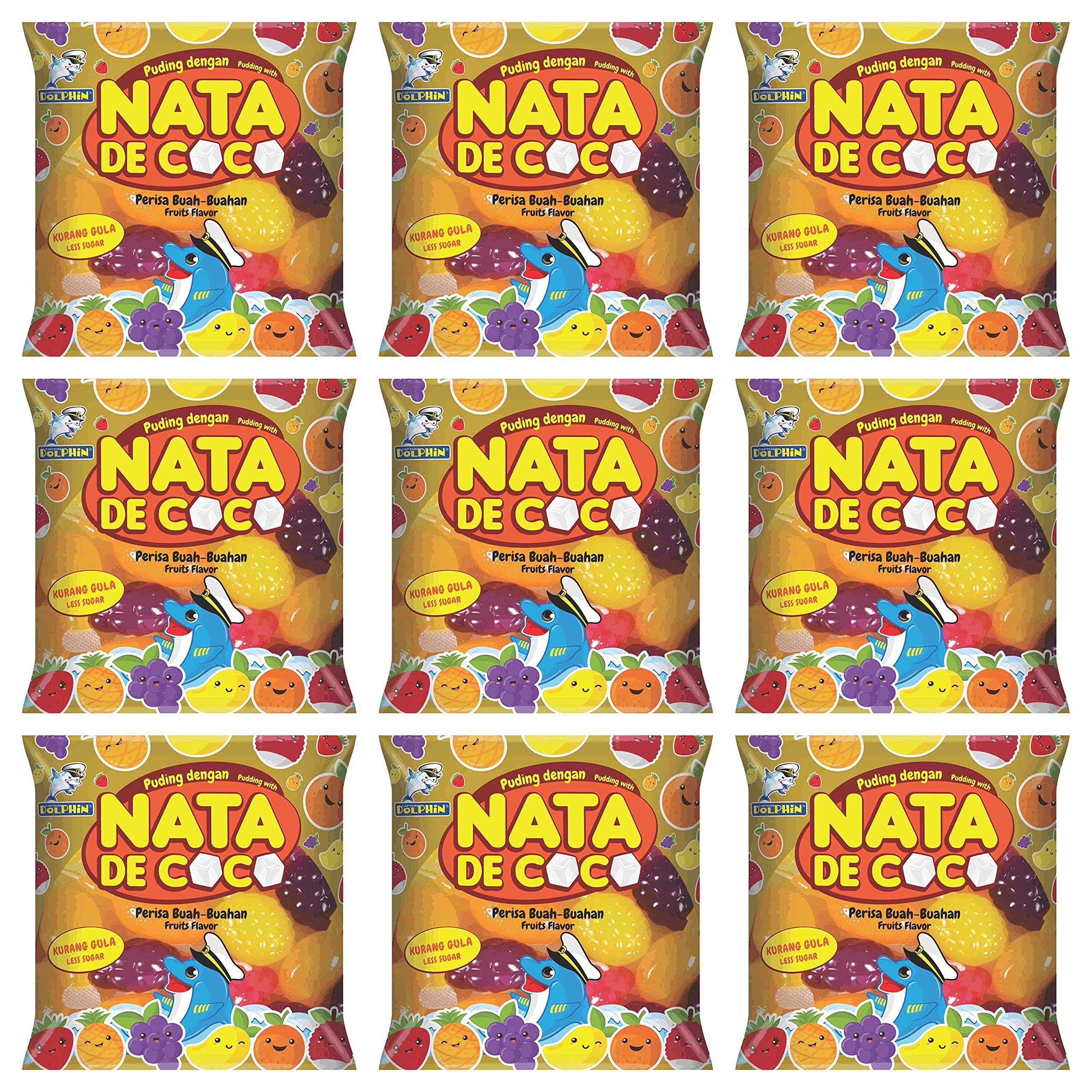 Buy 6 Pack NATA De Coco Pudding Fruit Shaped Jelly Jellies Candy Sweets ...