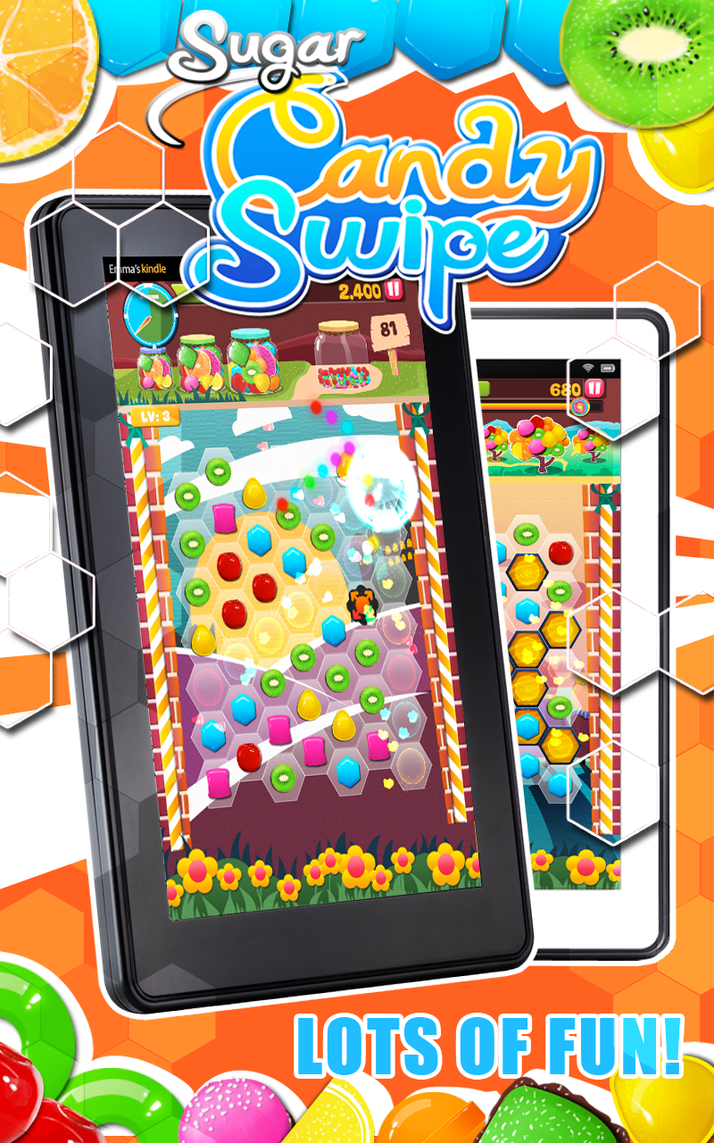Amazon.com: Sugar Candy Swipe Deluxe: Appstore for Android
