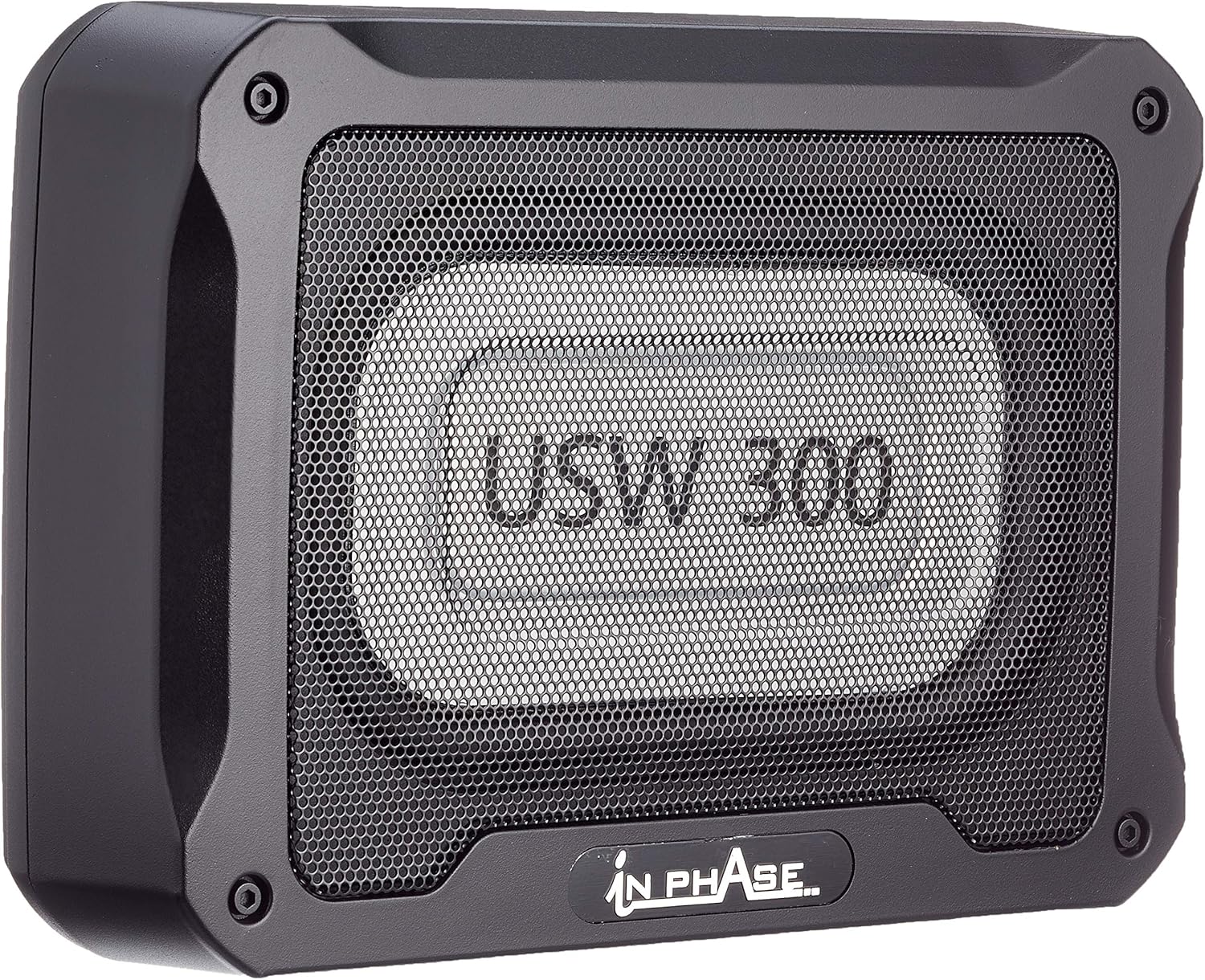 In Phase Car Audio USW300 300W Underseat Ultra Slim Compact Active ...