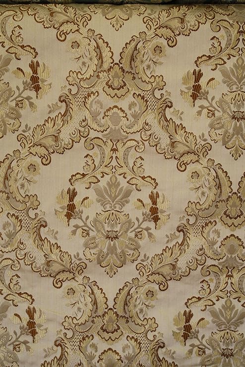 Amazon.com: Damask Upholstery and Drapery, Jacquard Fabric Sold by The ...