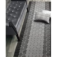 Amazon.com: ORFA HOME Custom Size Checkered Hallway Runner Rug Slip ...