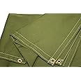 Amazon.com: Green Workhorse Polyester Canvas Tarp 4 Ft x 5 Ft - 14.5 Oz. : Tools & Home Improvement