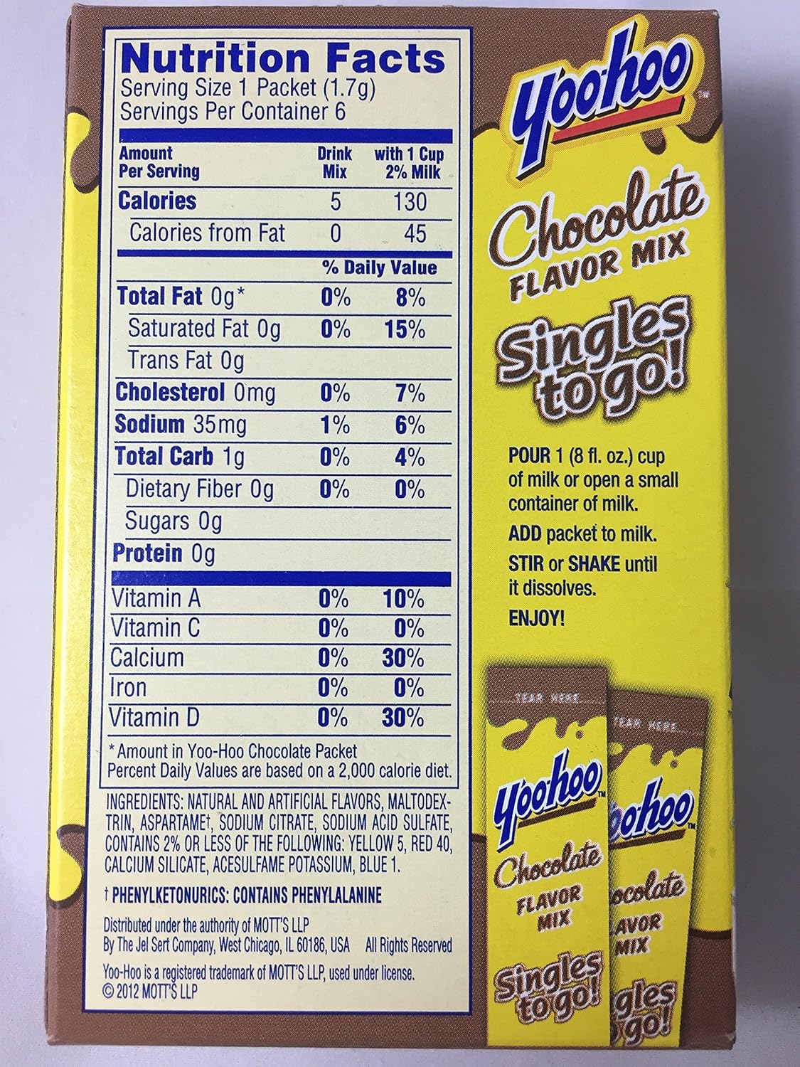 Yoohoo Milk Nutrition Facts | Besto Blog