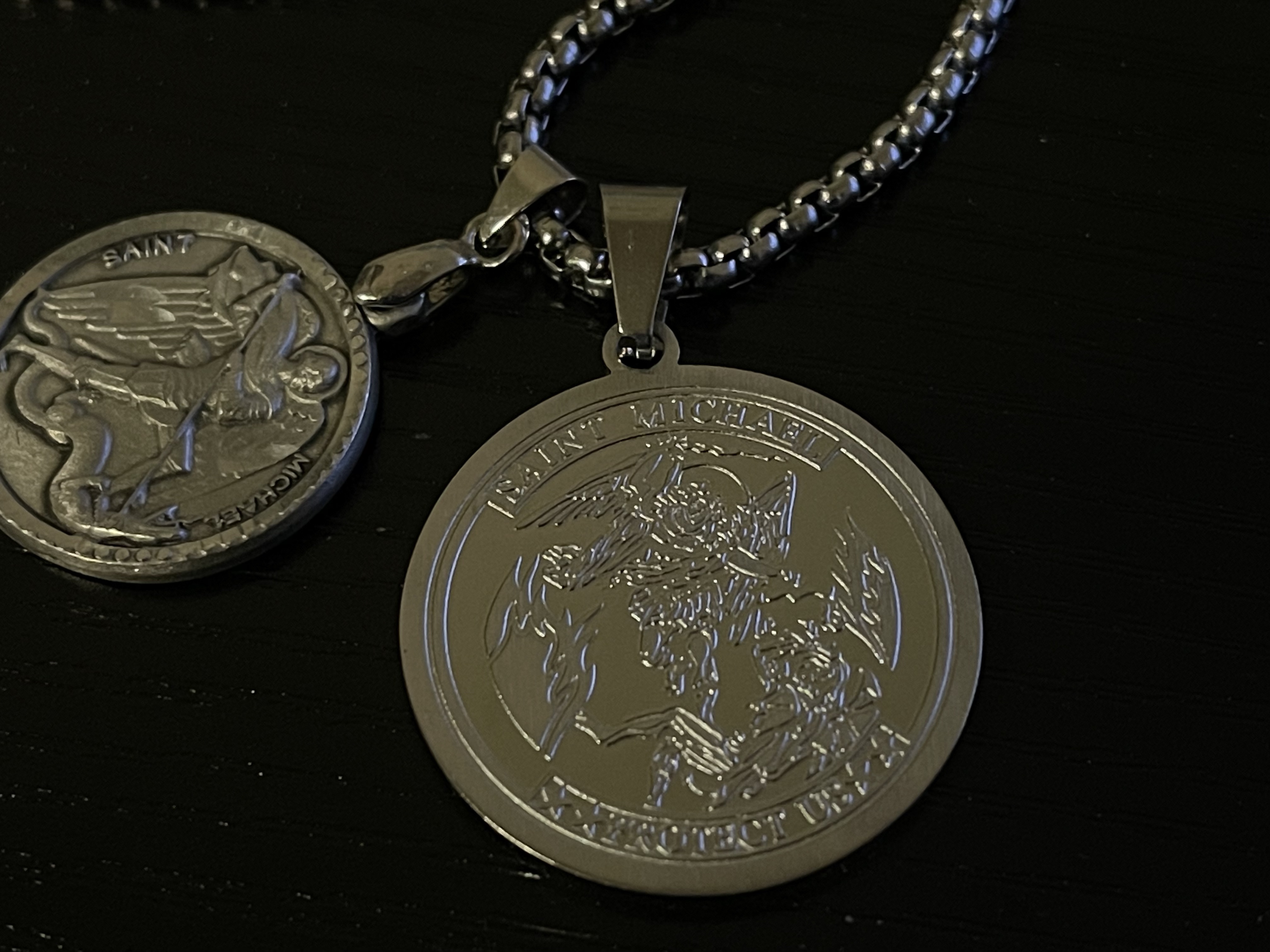 $4/mo - Finance PROSTEEL Saint Michael The Archangel Necklace Pendant ...