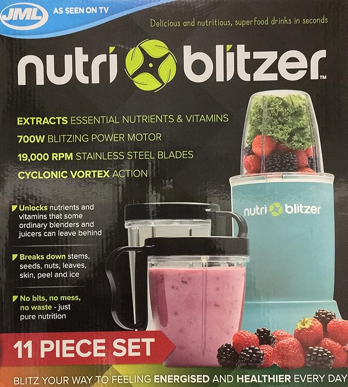 Amazon.de: JML Nutri Blitzer Mixer, für Smoothies und Shakes, das Set ...