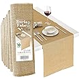 Amazon.com: Burlap Table Runners, 12 x 108 Inch - 10 Pack Outdoor Jute ...