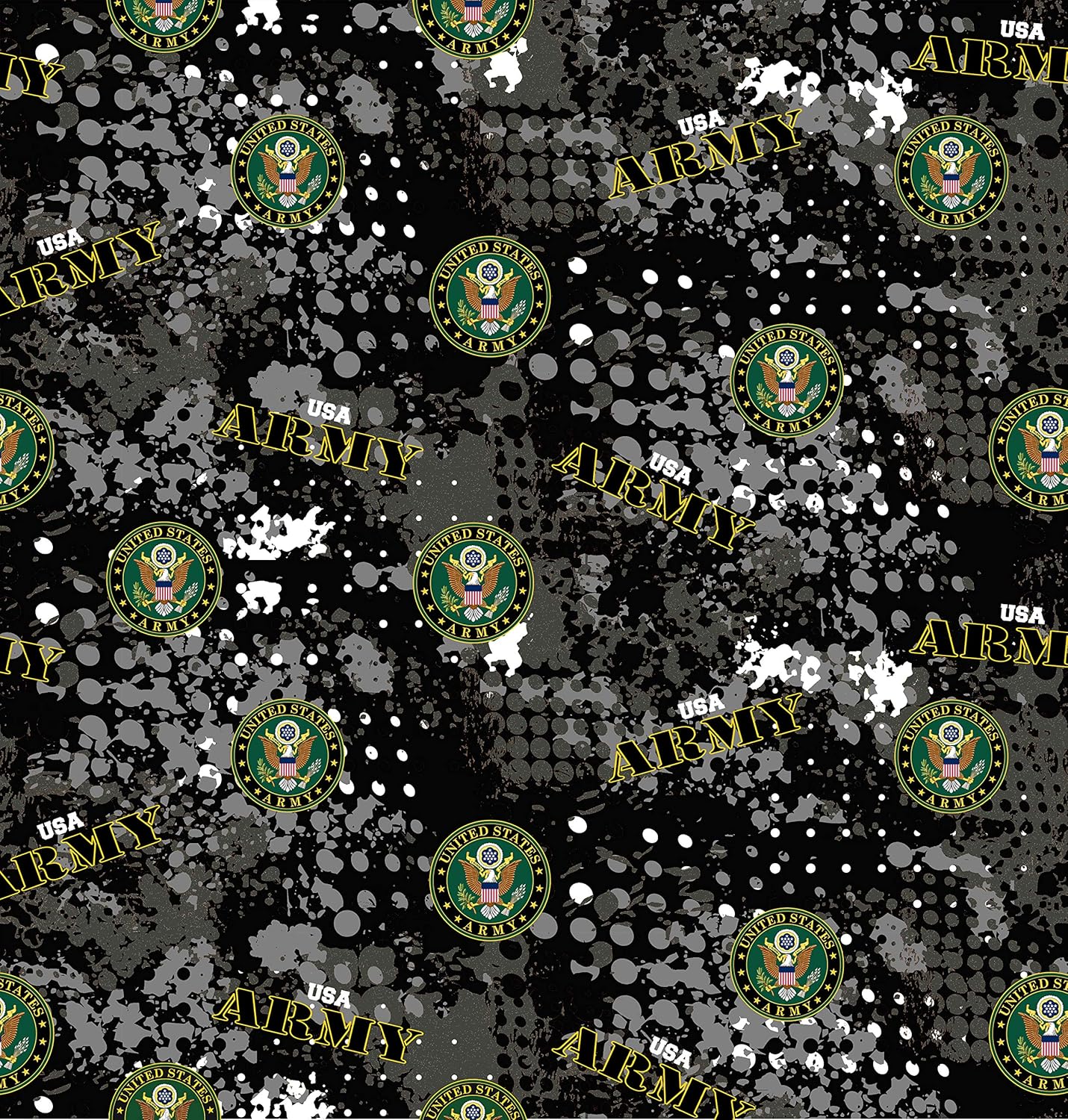 Amazon.com: US Military Cotton Fabric with Abstract Geometric Design ...