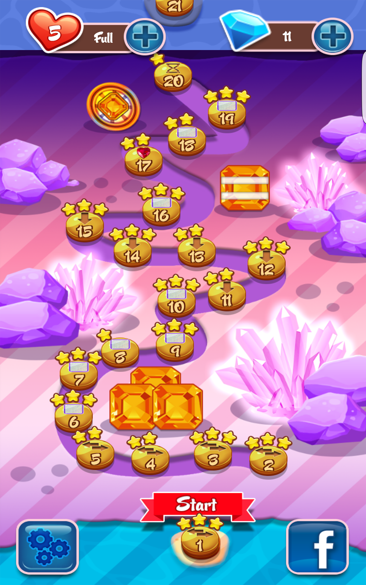 Crystal Blast: Gems and Jewels Diamand Dash - Ultimate Match 3 Gems or ...