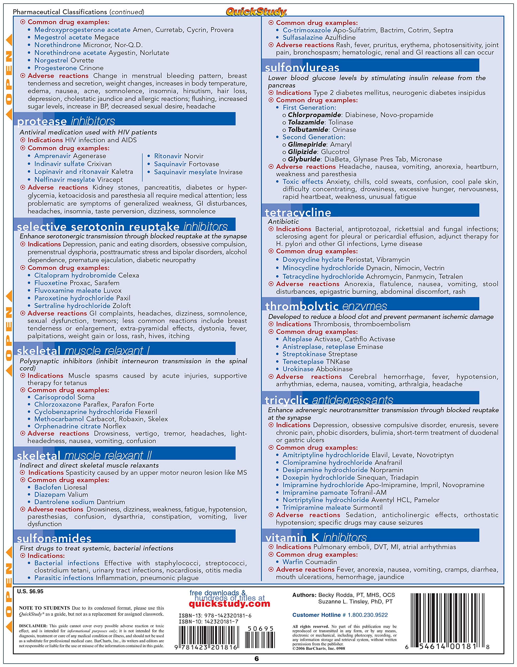 Mua Pharmacology QuickStudy Laminated Reference Guide (QuickStudy ...