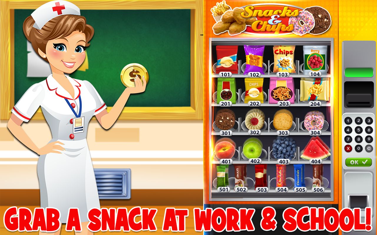 Real Vending Machine Simulator - Kids Snack Machines & School Lunch ...