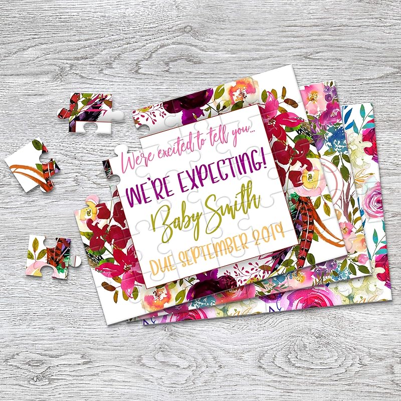 Amazon Personalized Pregnancy Announcement Puzzle We re amazon-personalized-pregnancy-announcement-puzzle-we-re