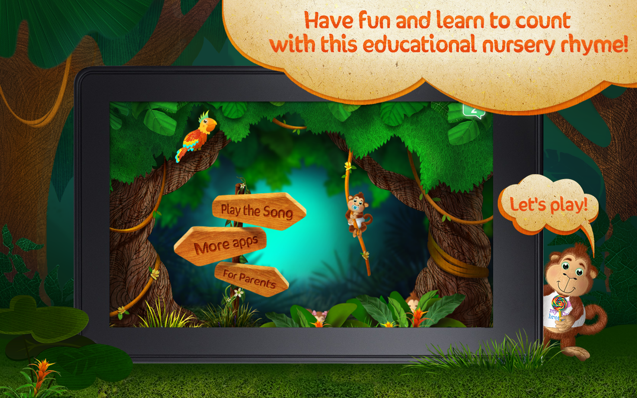 Amazon.com: 5 Little Monkeys Lite - Interactive Nursery Rhyme: Appstore ...