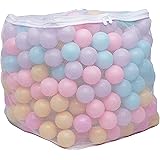 Amazon.com: Amazon Basics BPA Free Crush-Proof Plastic Ball Pit Balls ...