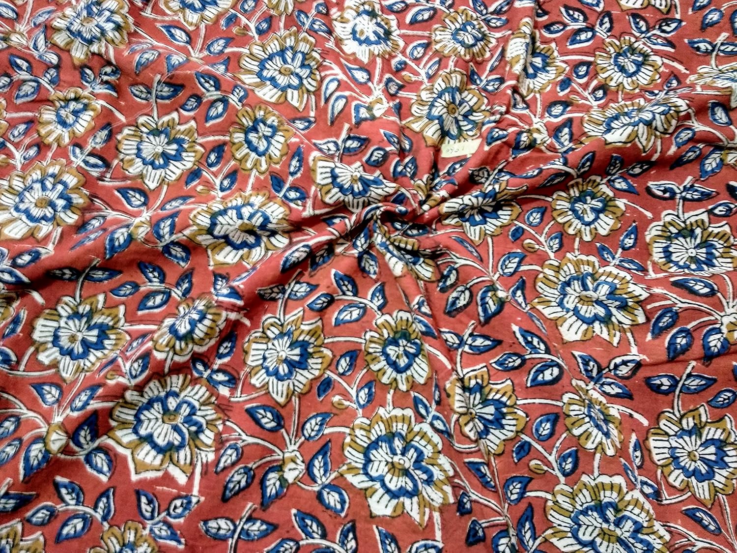 New Collection Of Hand Block Print Fabric 100 Cotton Voile Fabric Handmade Block Printed Design 