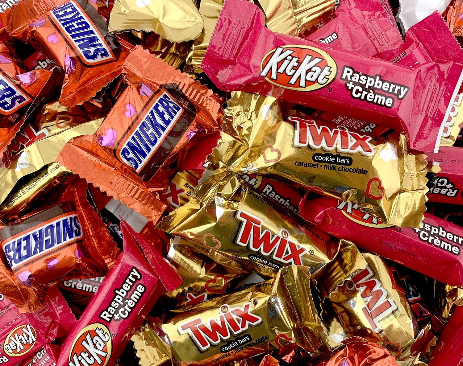 Amazon.com : Hershey's Candy Assortment, Pink Snickers Minis, Pink Kit ...