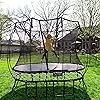 Springfree Backyard Trampoline 6 ft x 9 ft Compact Oval – Springless ...