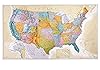 Maps International Giant Classic USA Mega-Map - Map of The United ...