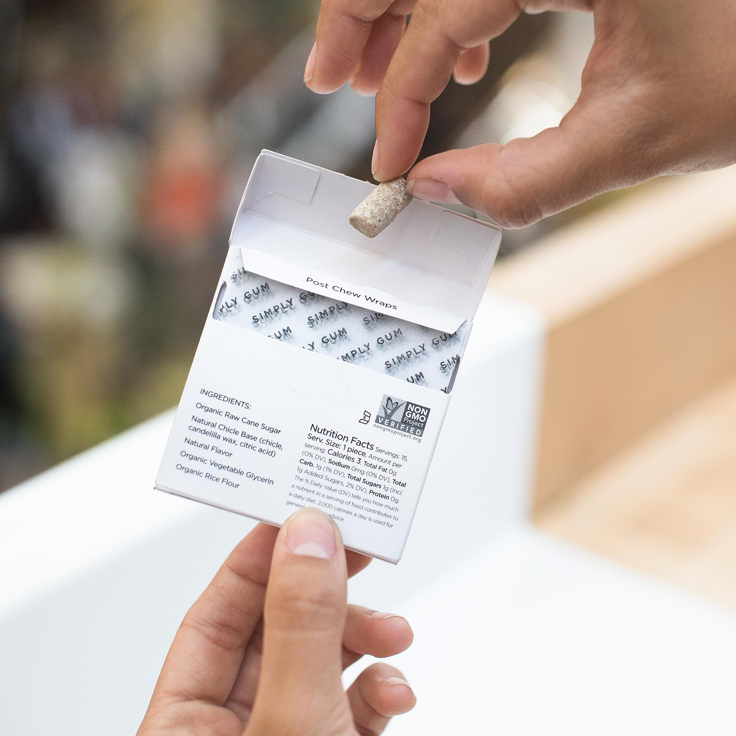 Simply Gum Natural Chewing Gum (Ginger, 15 Count (Pack of 6)) | Pricepulse