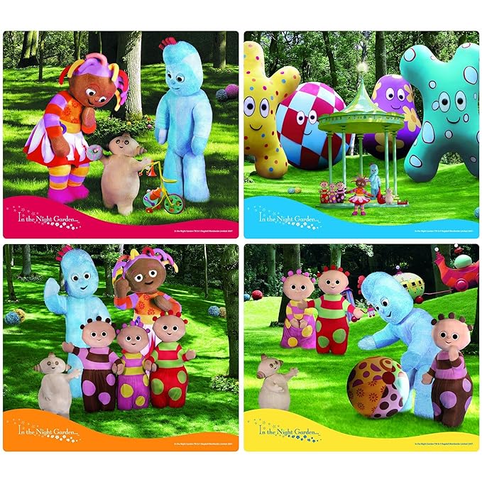 TOMY AquaDraw Mini Mat In the Night Garden Collection 1: Amazon.co.uk ...