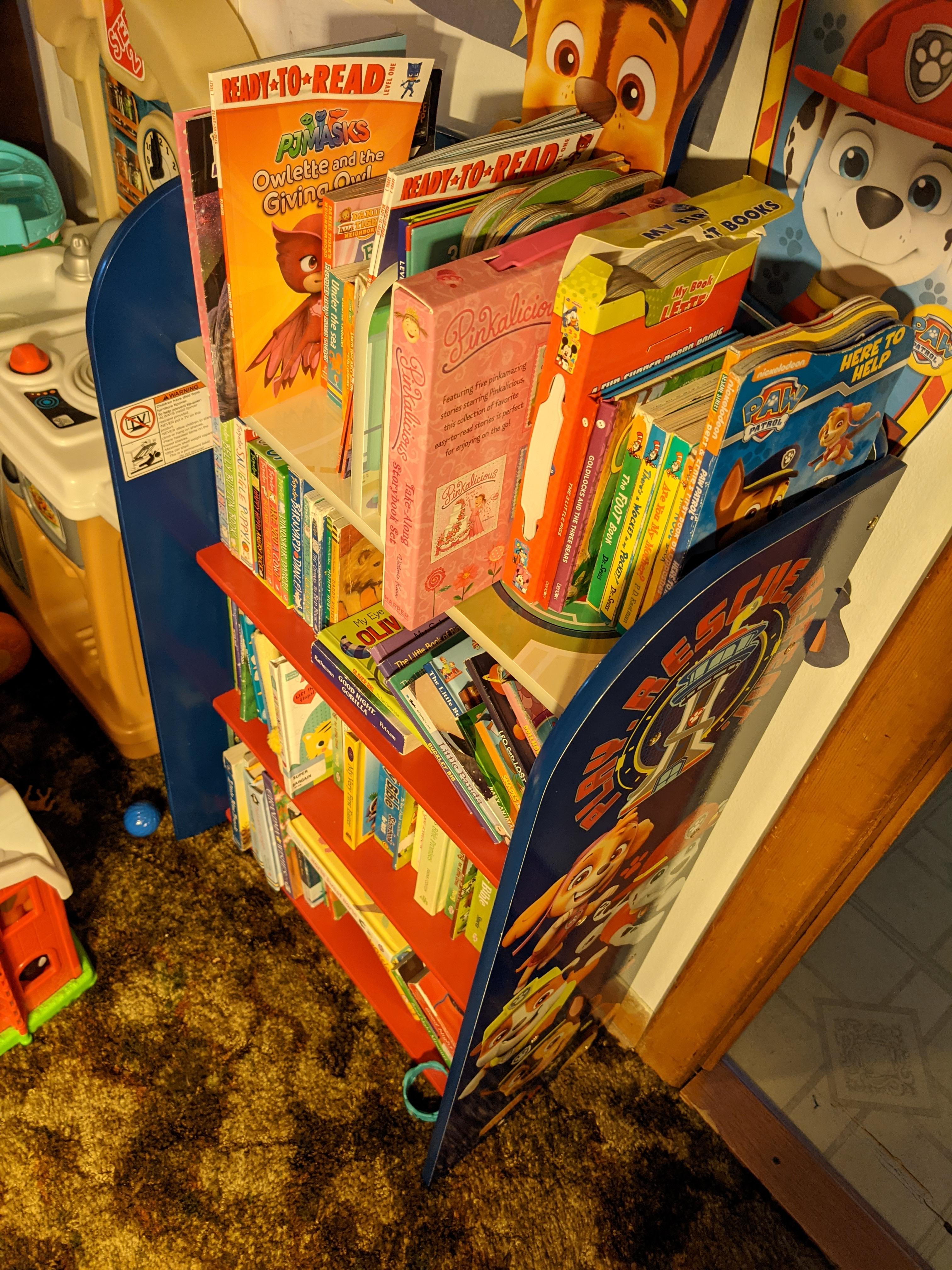 $10/mo - Finance Delta Children Wooden Playhouse 4-Shelf Bookcase for ...